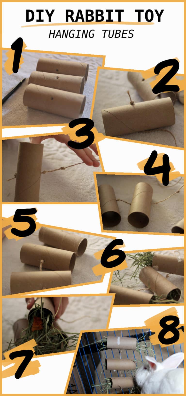 5 Easy DIY Rabbit Toys (step-by-step instructions and pictures)