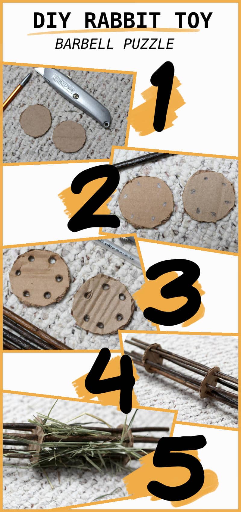 7 (more) Fun DIY Toys for Your Rabbit